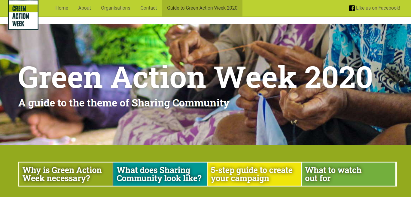 Guide to Green Action Week 2020 – Green Action Week
